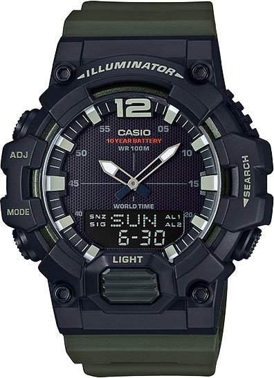 Наручные часы кварцевые мужские Casio Illuminator Collection HDC-700-3A