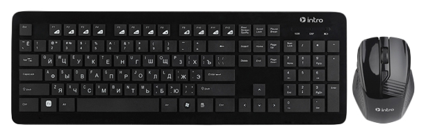 Комплект клавиатура+мышь Incar (Intro) DW910B Wireless