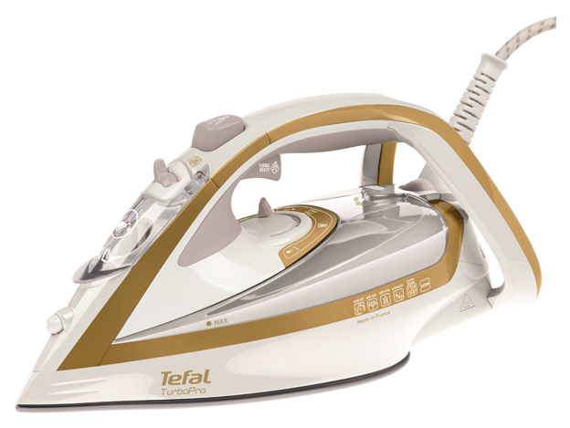 Утюг Tefal Turbo Pro FV5654E0 White/Gold