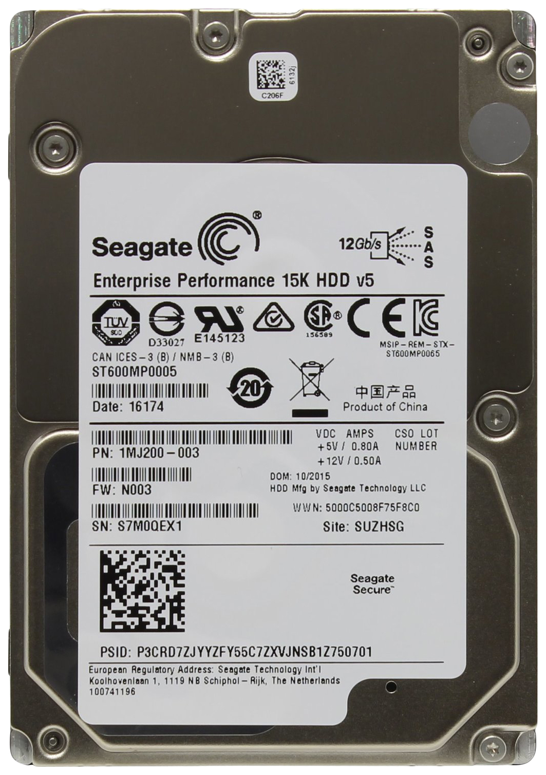 Жесткий диск Seagate Enterprise Performance 600ГБ (ST600MP0005)