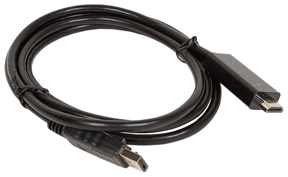 Кабель VCOM DisplayPort-HDMI, M-M 1,8м Black (TA494)