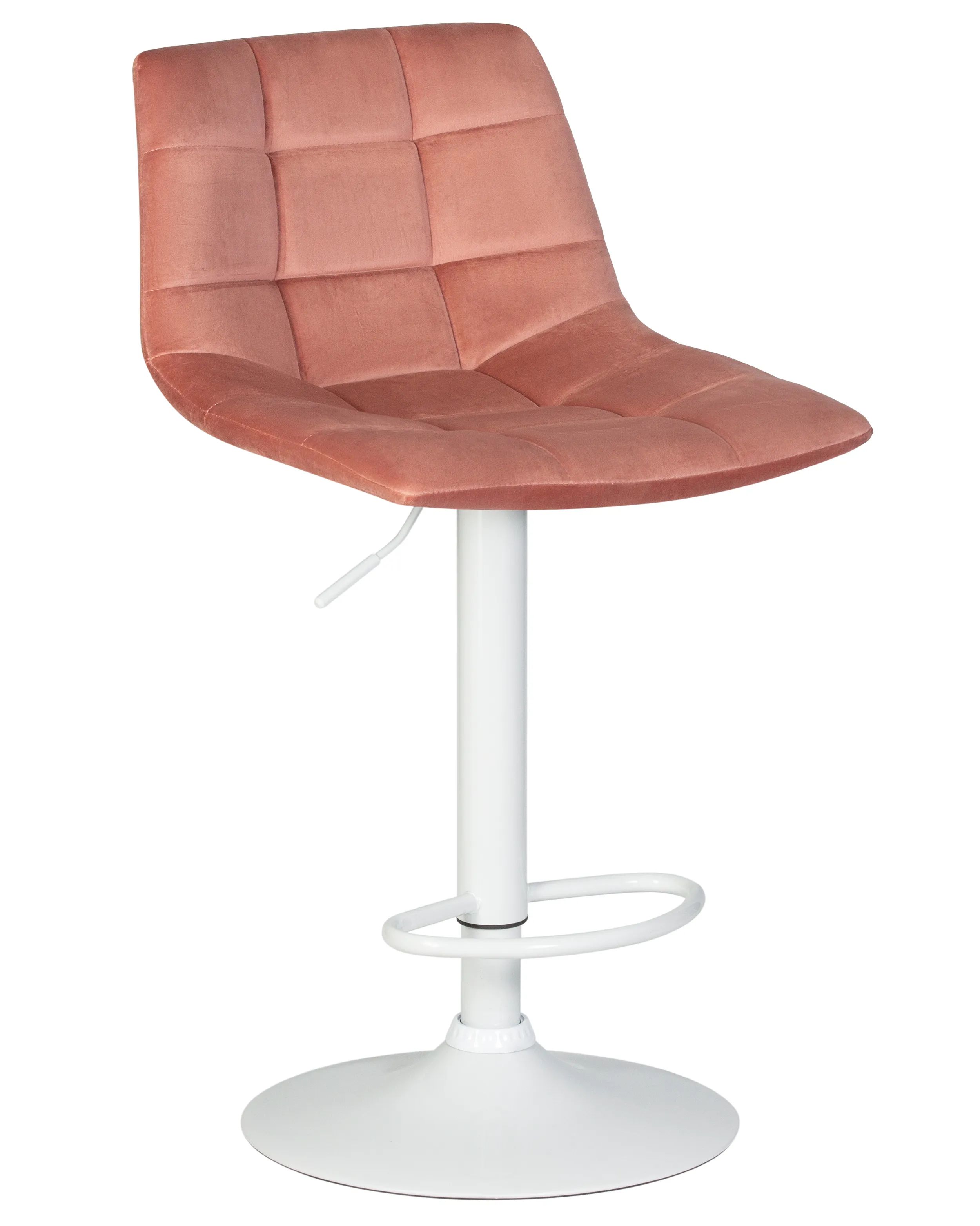 Барный стул Лого-М TAILOR WHITE D0000000000000010539, белый/пудрово-розовый