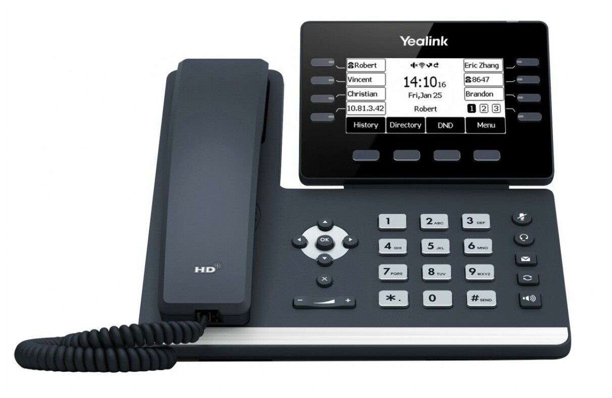 IP-телефон Yealink SIP-T53 Black (SIP-T53)