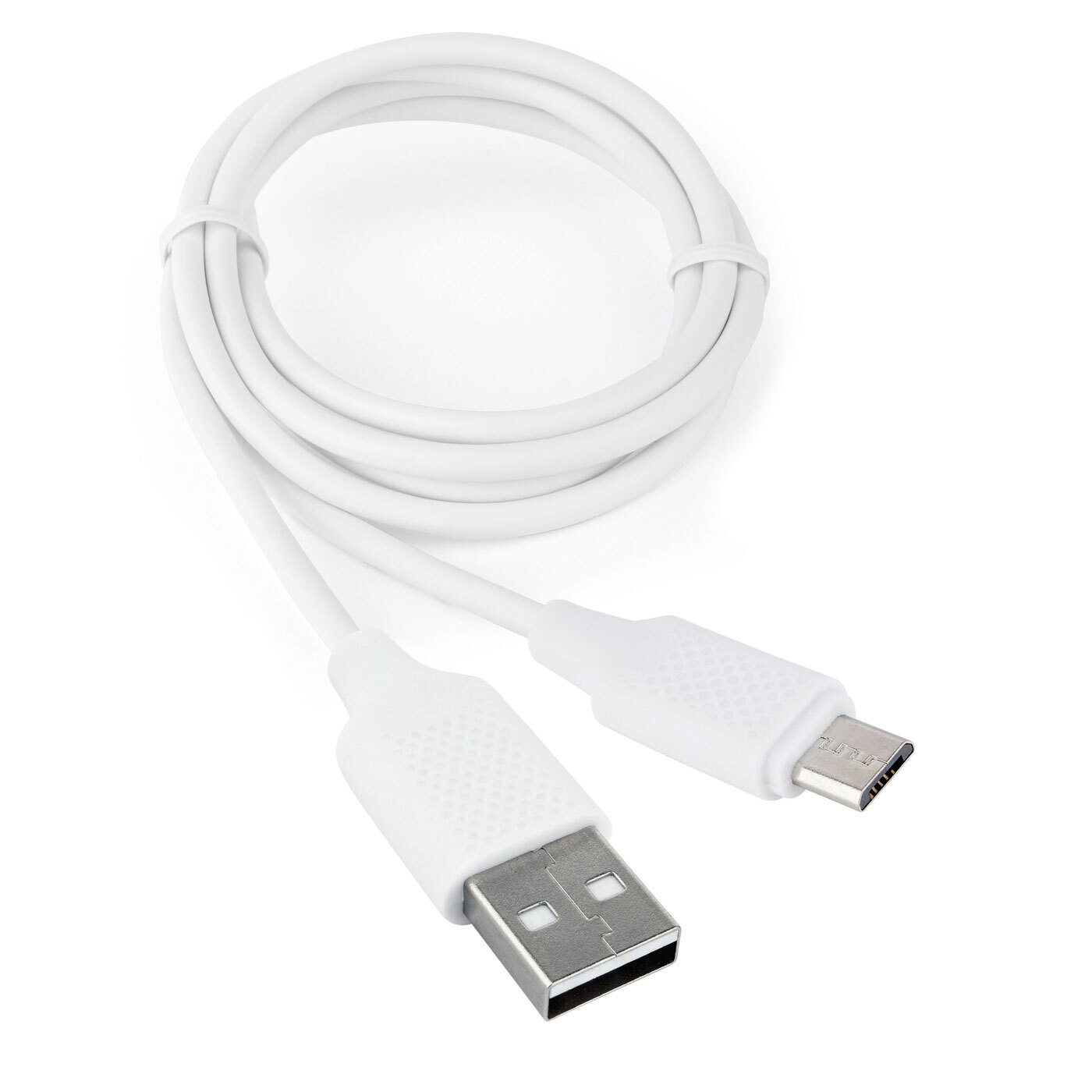 Кабель USB 2.0 Cablexpert 1м, белый (CCB-mUSB2-AMBMO2-1MW)