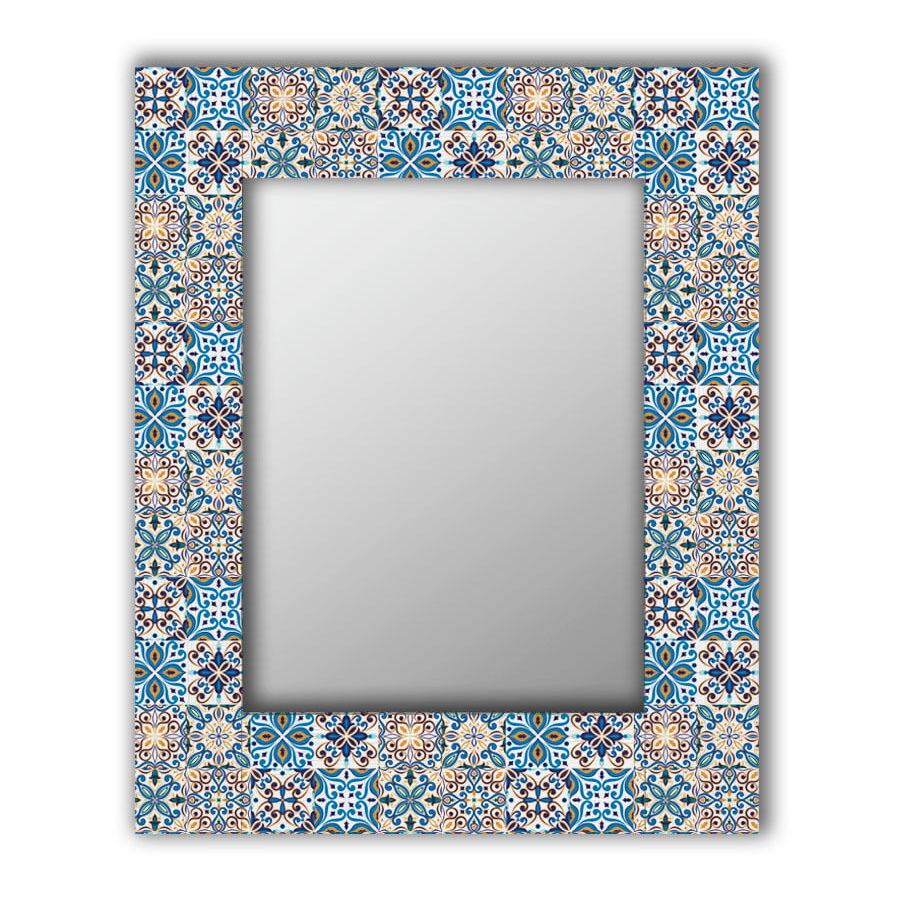 Настенное зеркало Мексиканская плитка 04-0117-60х60 Дом Корлеоне