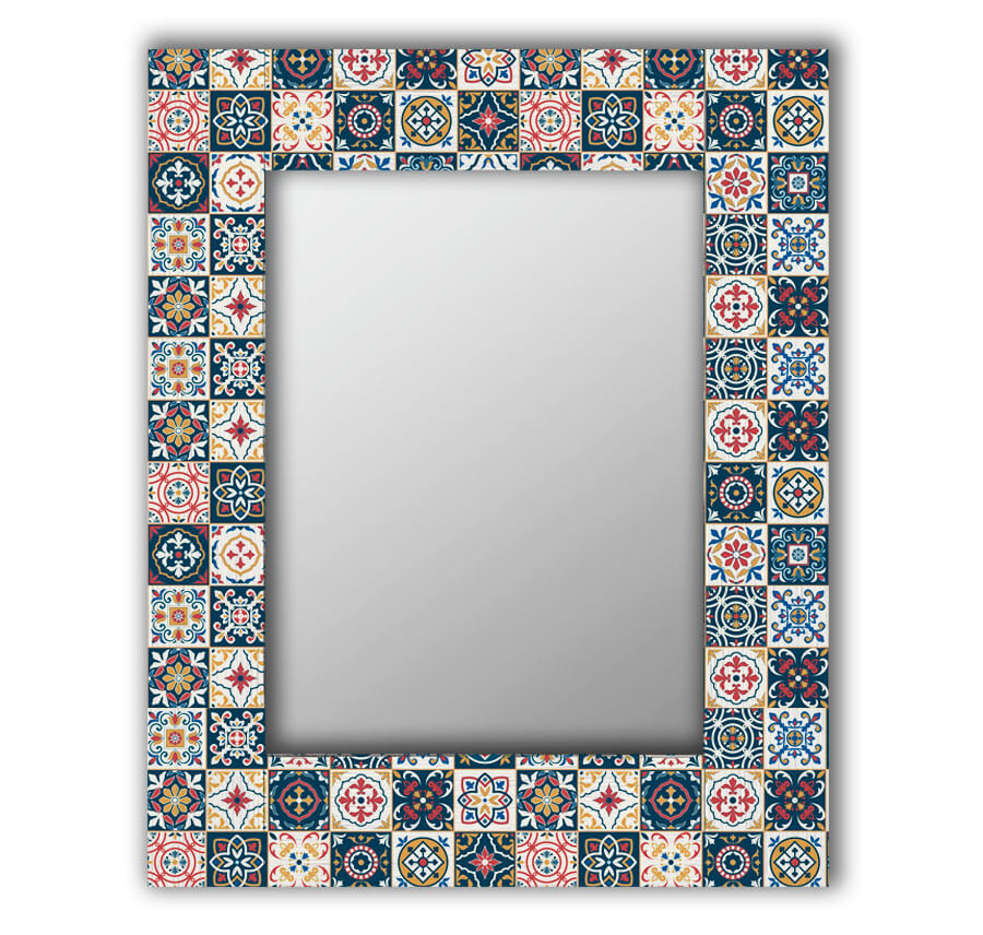 Настенное зеркало Марокканская плитка 04-0118-65х80 Дом Корлеоне
