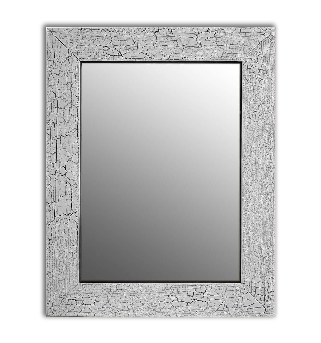 Настенное зеркало Кракелюр Серый 04-0124-75х110 Дом Корлеоне