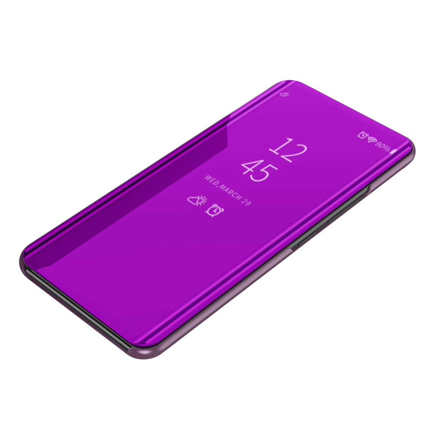 Чехол MyPads для Samsung Galaxy J7 Prime SM-G610F/DS 5.5 Clear View Cover Violet