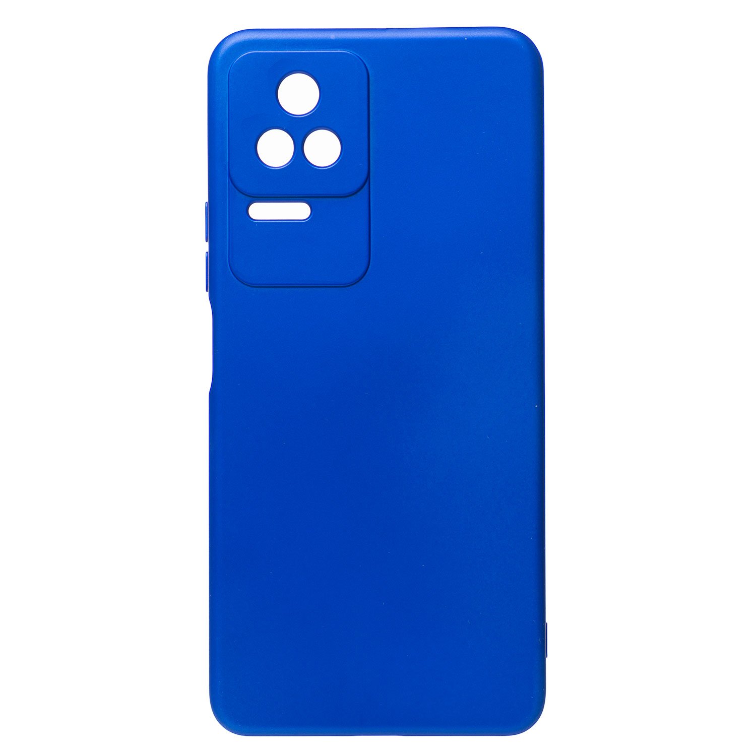 Чехол для Xiaomi Poco F4 силиконовый Soft Touch 4 <синий>