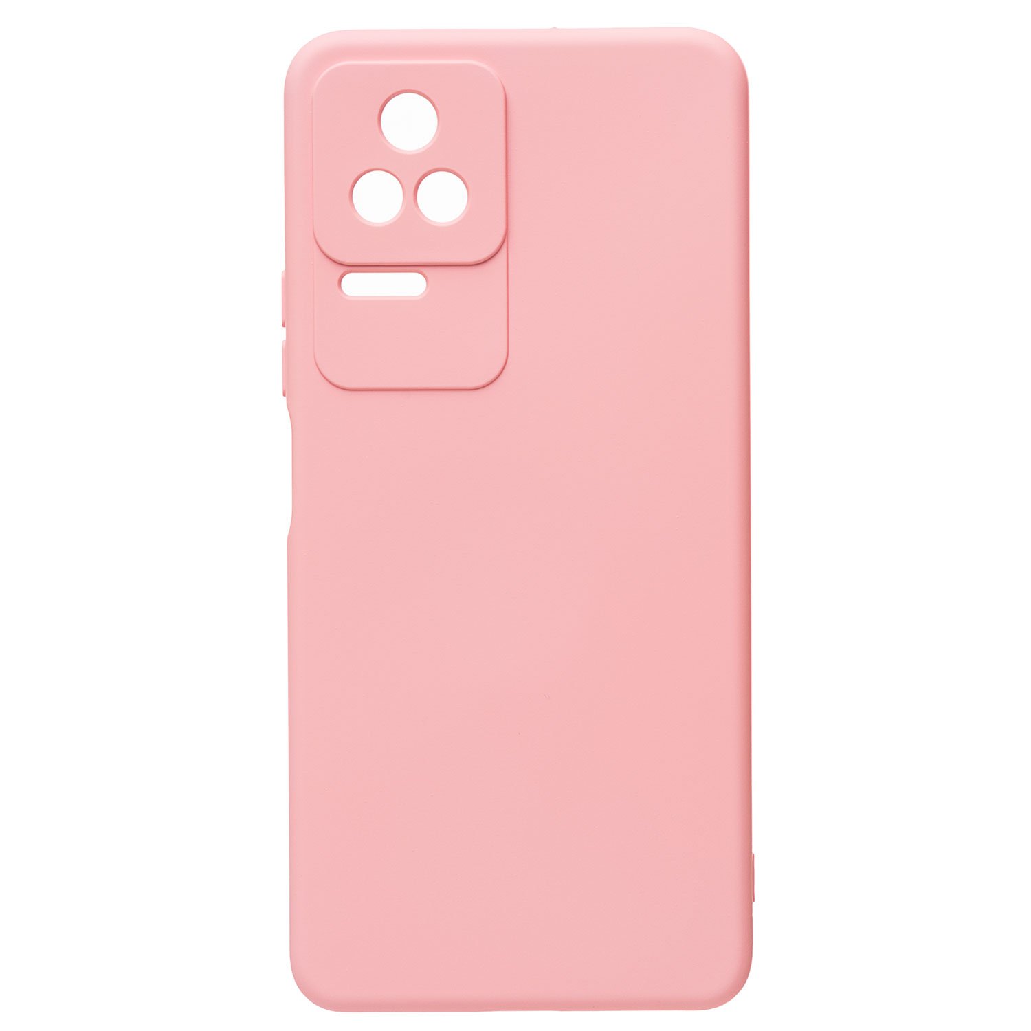 Чехол для Xiaomi Poco F4 силиконовый Soft Touch 4 <светло-розовый>