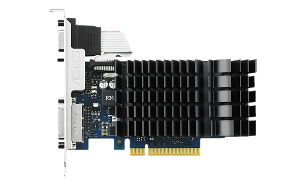 Видеокарта ASUS NVIDIA GeForce GT 730 Silent LP (GT730-SL-2GD3-BRK)