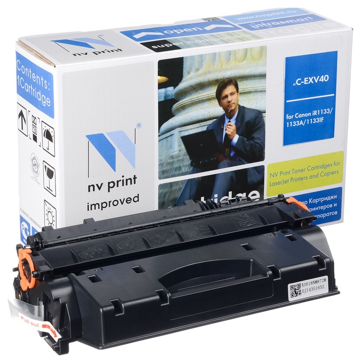 Картридж для лазерного принтера NV Print CEXV40, черный