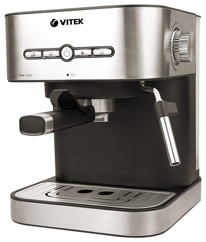 Рожковая кофеварка Vitek VT-1526 Silver
