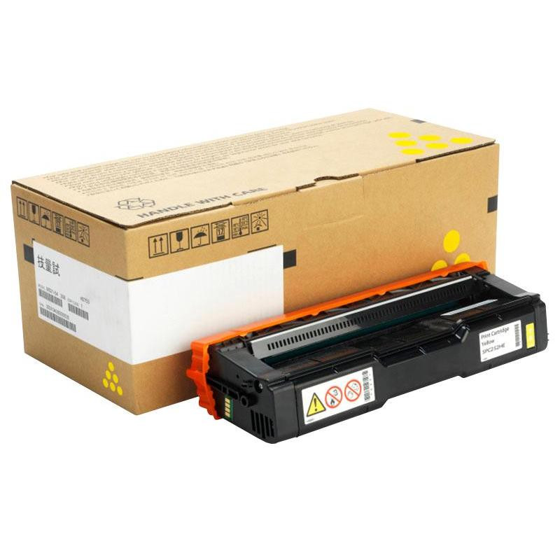 Картридж для лазерного принтера Ricoh SP C252HE, желтый, оригинал