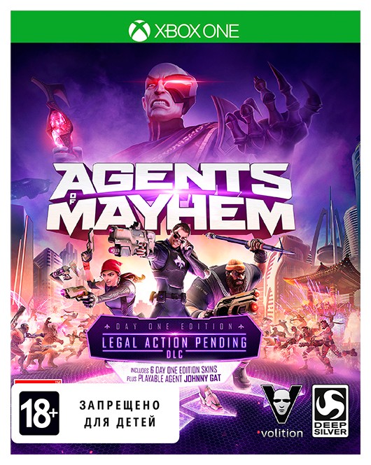 Игра Agents of Mayhem. Day One Edition для Microsoft Xbox One