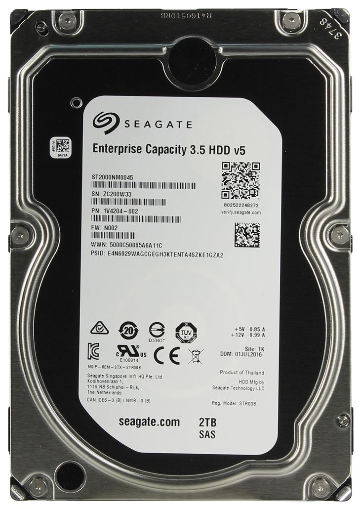 Жесткий диск Seagate Exos 2ТБ (ST2000NM0045)