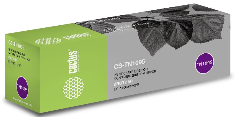 Тонер-картридж для лазерного принтера CACTUS CS-TN1095 черный, совместимый