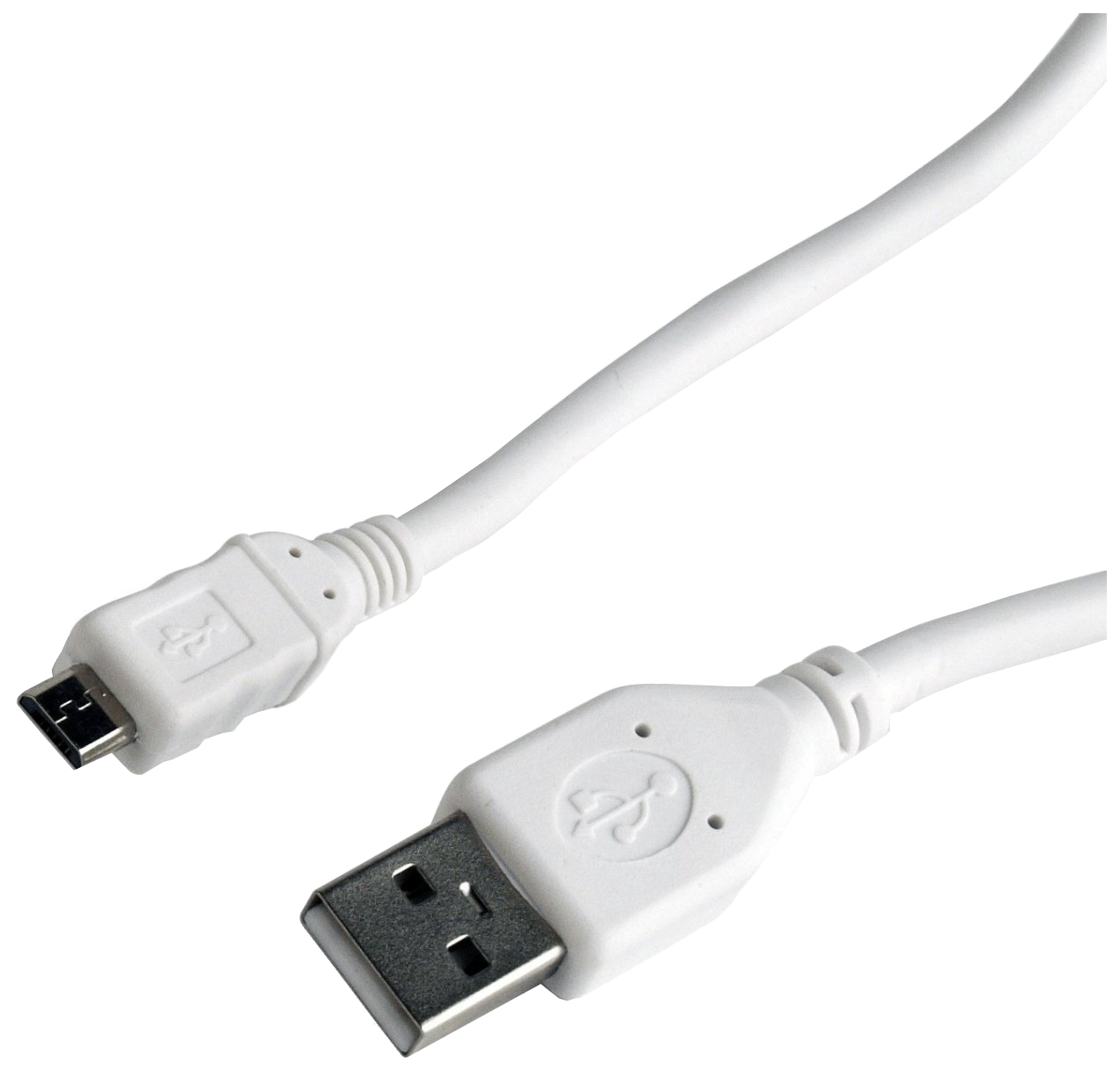 Кабель Cablexpert USB*2.0 Am-micro B, CCP-mUSB2-AMBM-W-1M, 1 метр, белый