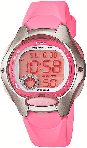 Наручные часы электронные женские Casio Collection LW-200-4B