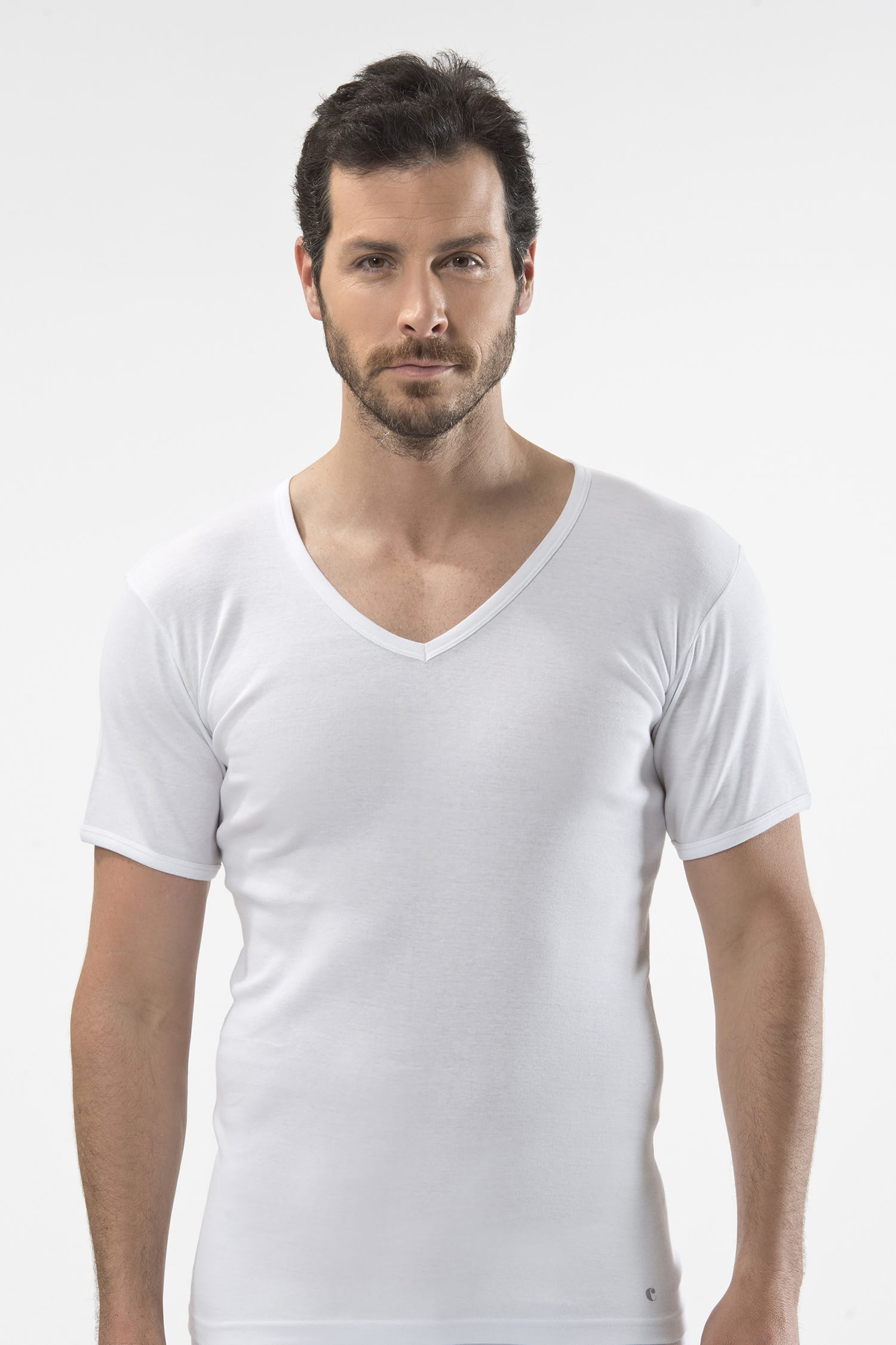 Комплект футболок домашних мужских 1502 Cacharel белых L