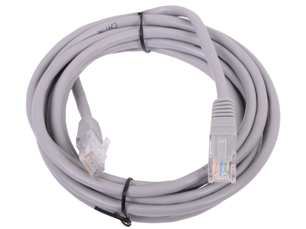 Кабель Telecom RJ45-RJ45, M-M 3м Grey (NA102--3M)