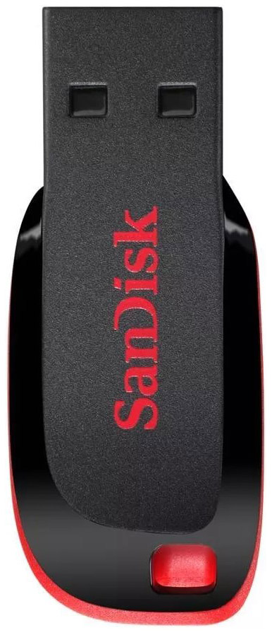 Флешка SanDisk Cruzer Blade 16ГБ Black (SDCZ50-016G-B35)