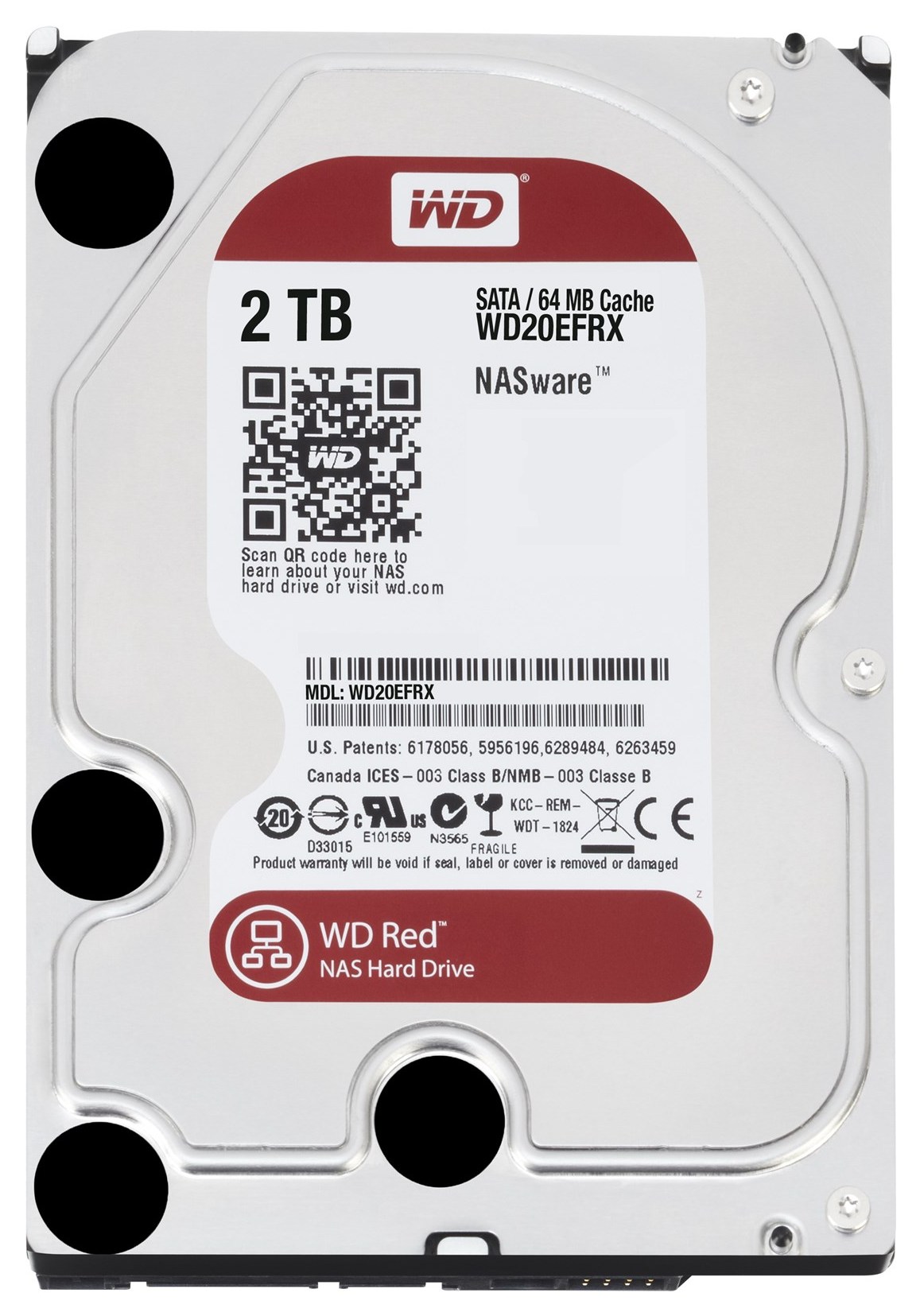 Жесткий диск WD Red 2ТБ (WD20EFRX)