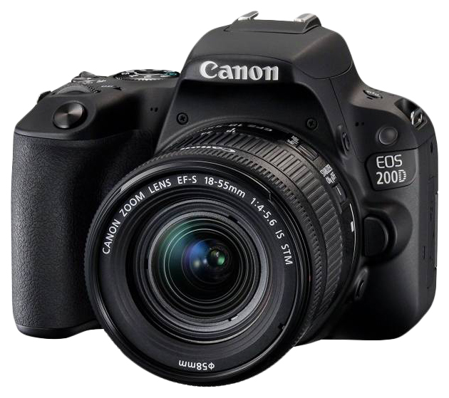 Фотоаппарат зеркальный Canon EOS 200D EF-S 18-55mm IS STM Black