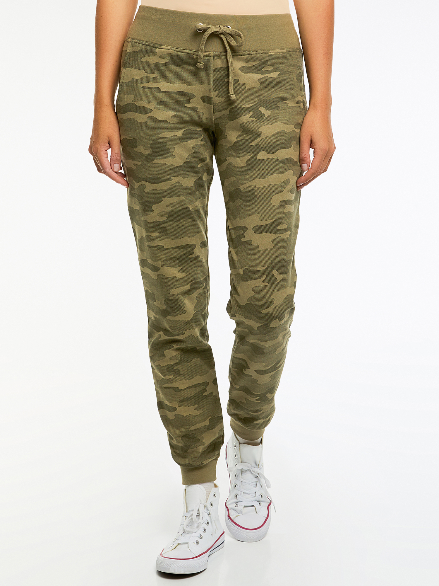 Спортивные брюки женские oodji 16700030-5B зеленые XS