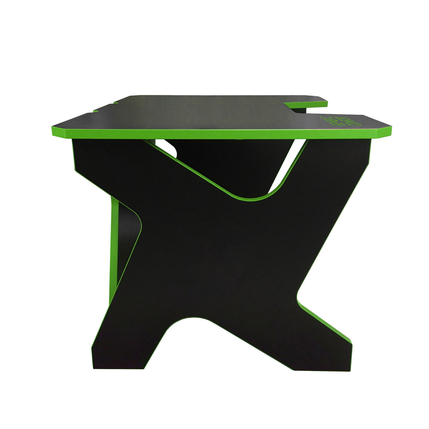 Стол компьютерный геймерский игровой Generic Comfort Gamer Mini/DS/NE черный зеленый