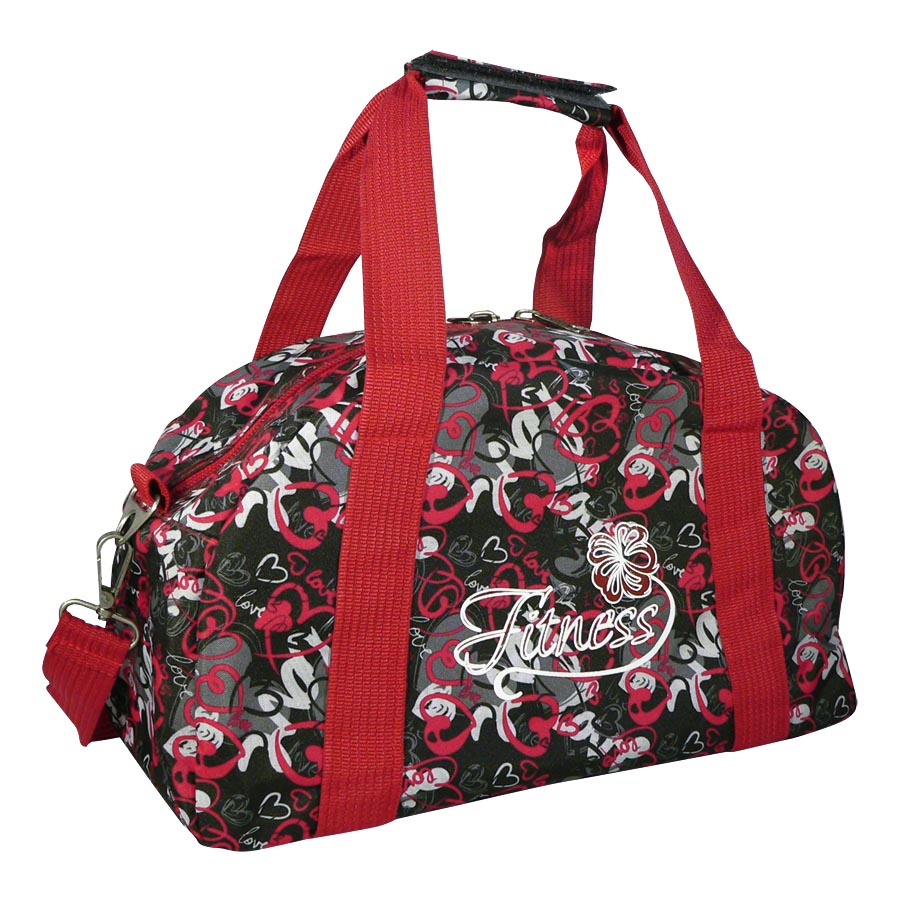 Дорожная сумка Polar 5999 красная 22 x 39 x 18