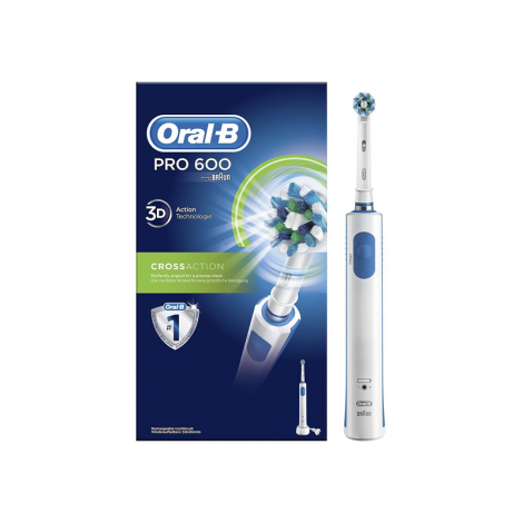 Зубная щетка электрическая Braun Oral-B Pro 600 Cross Action