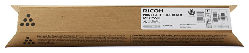 Картридж для лазерного принтера Ricoh MP C2550E, черный, оригинал