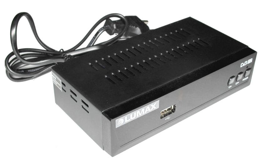 DVB-T2 приставка Lumax DV-3201HD Black