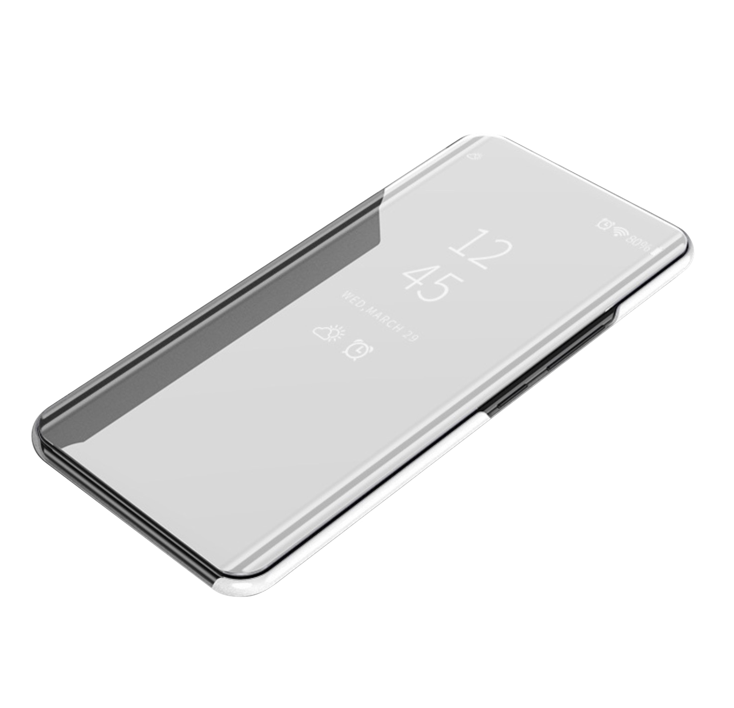 Чехол MyPads для Samsung Galaxy A8 2018 View Silver