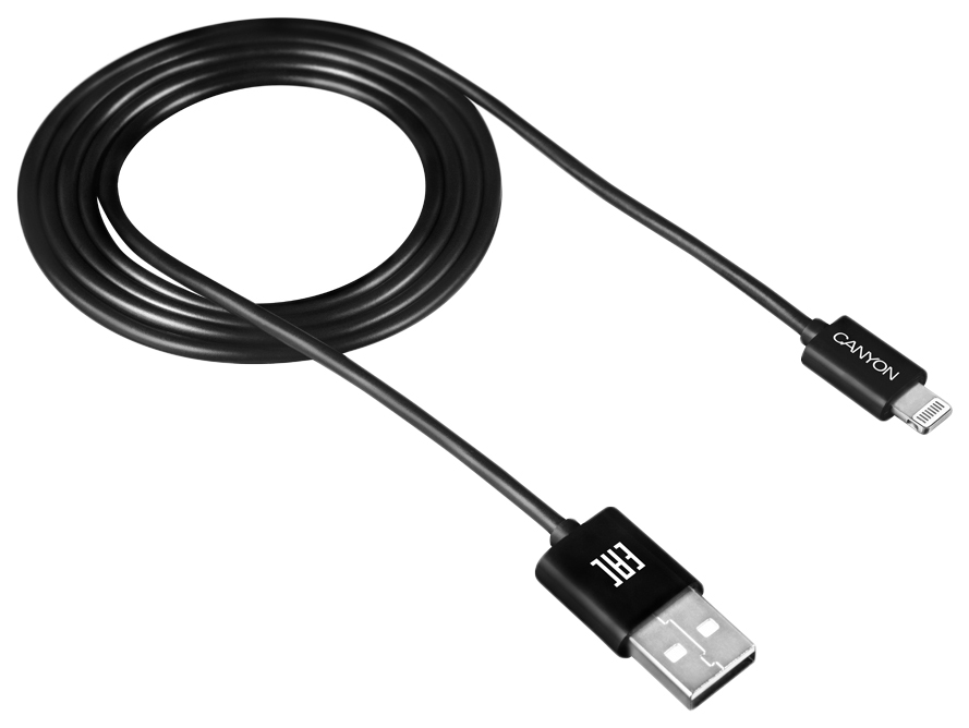 Кабель Canyon CNE-CFI1B Lightning 1м Black