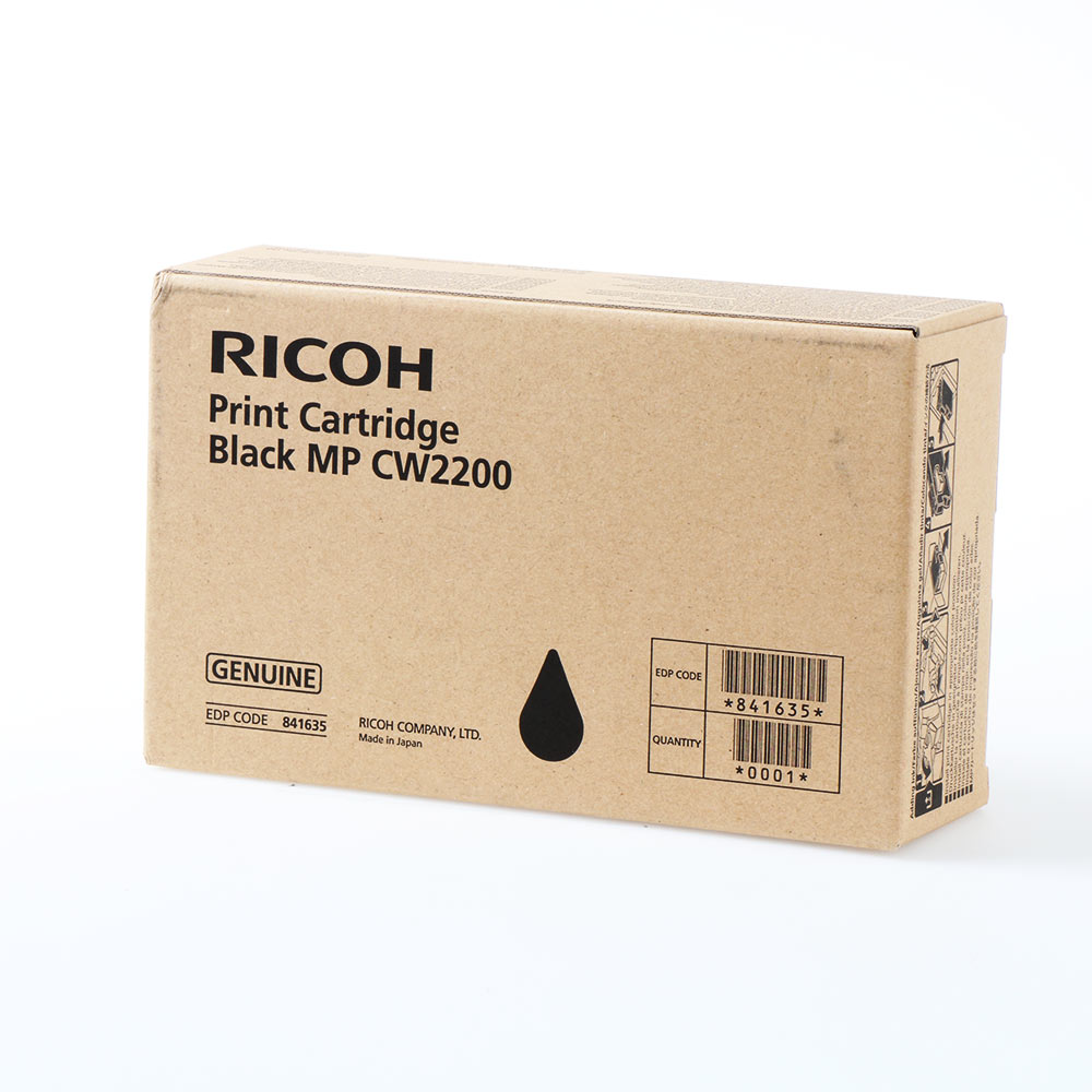 Картридж для струйного принтера Ricoh MP CW2200, черный, оригинал