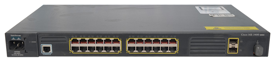 Коммутатор Cisco ME-3400-24TS-A Black