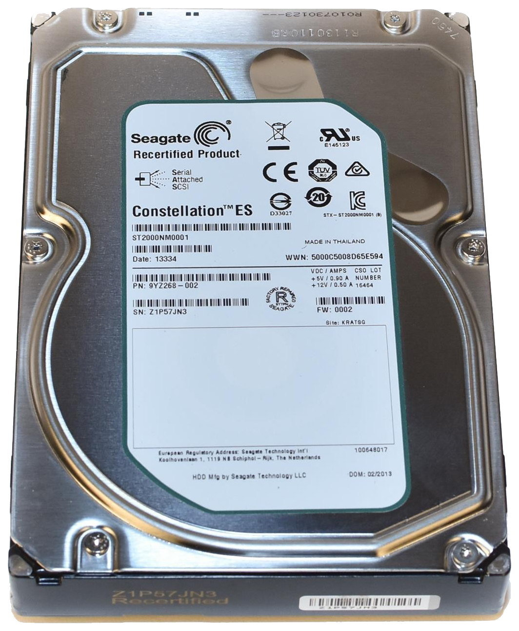 Жесткий диск Seagate Enterprise Capacity 2ТБ (ST2000NM0001)