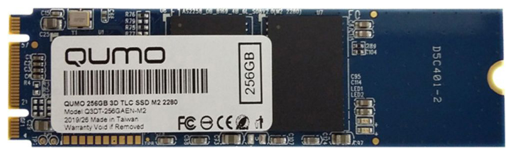 SSD накопитель QUMO Novation M.2 2280 240 ГБ (Q3DT-256GAEN-M2)