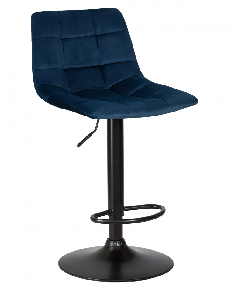 Барный стул DOBRIN TAILOR BLACK 1 шт синий