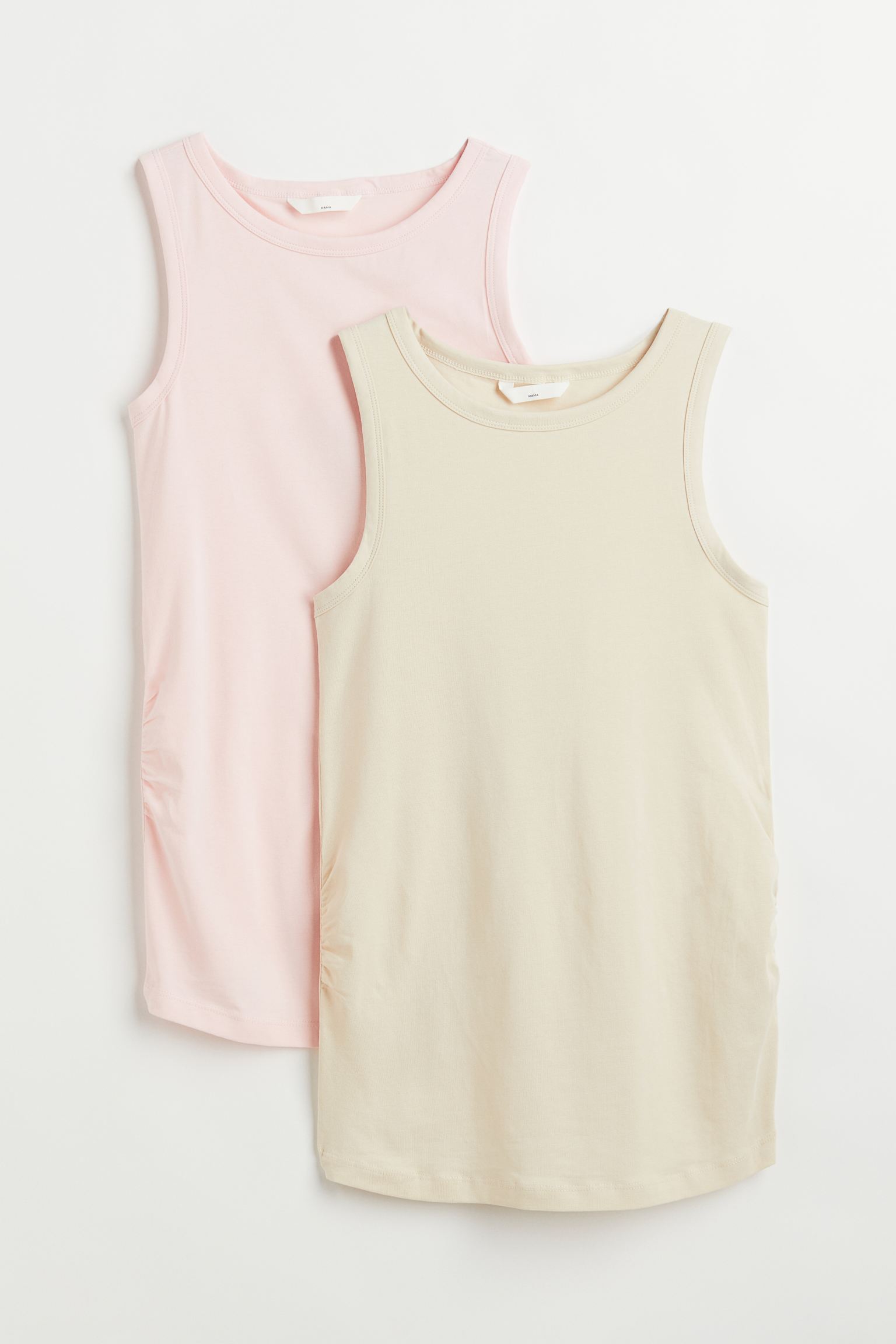 Комплект футболок женских H&M 1077995002 розовых M