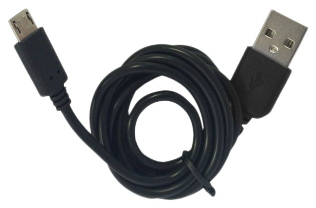 Кабель CBR microUSB 1м Black