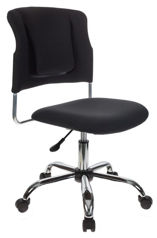 Компьютерное кресло Бюрократ 1029255 CH-322SXN/BLACK 60х67.5х97 см, черный/хром