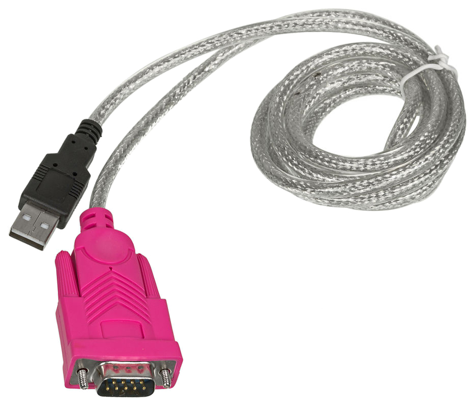 Кабель NoBrand USB A-RS232, M-M 1,2м Grey