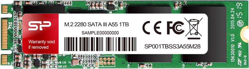 SSD накопитель Silicon Power Ace A55 M.2 2280 128 ГБ (SP128GBSS3A55M28)