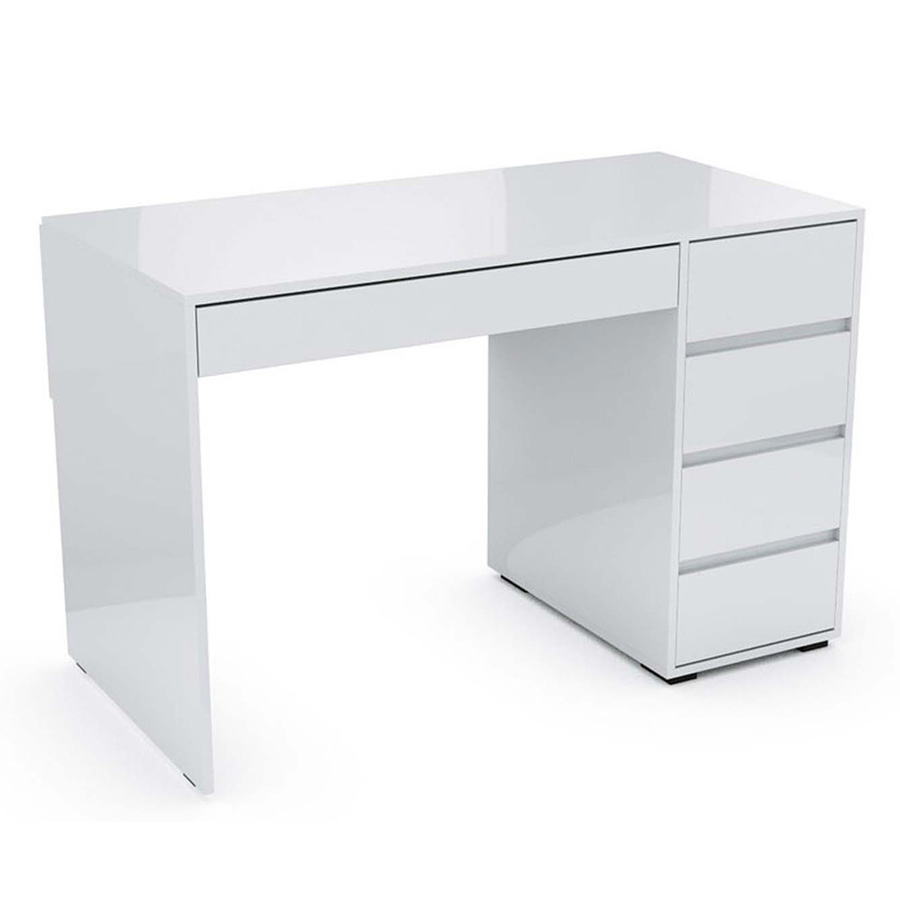 Стол компьютерный SV-мебель №13 Серия 2, Белый глянец
