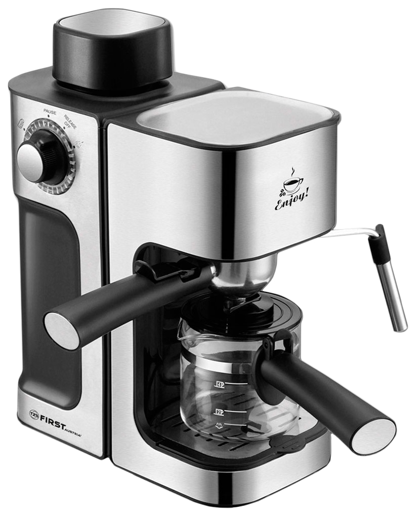 Рожковая кофеварка First Espresso FA-5475-2 Black-Bruched