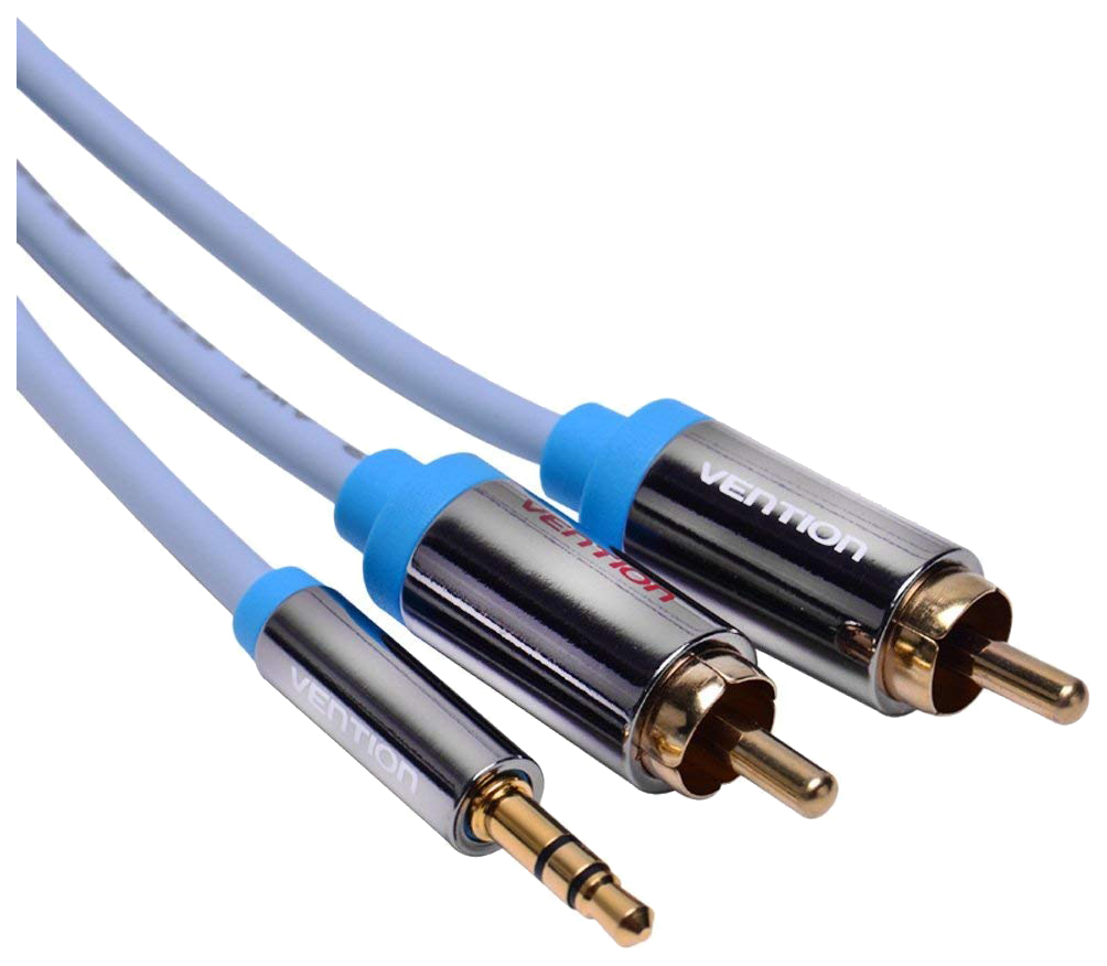 Кабель Vention 2RCA - Jack 3.5 3м Blue (P550AC300-S)