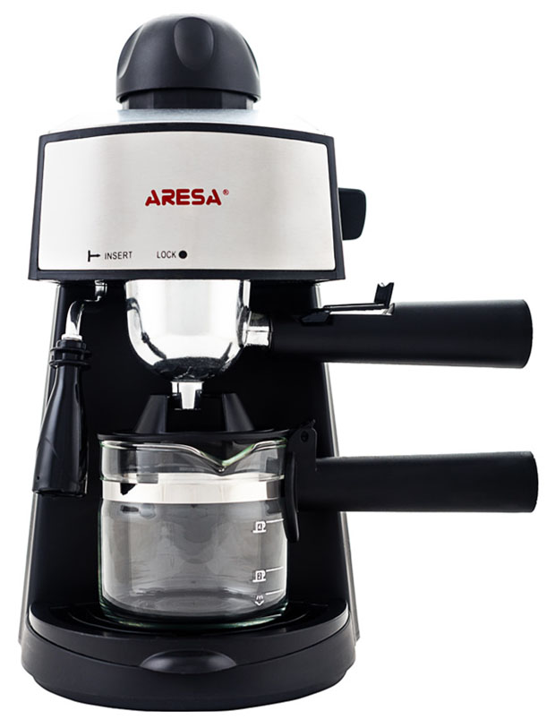 Рожковая кофеварка Aresa AR-1601 Silver/Black